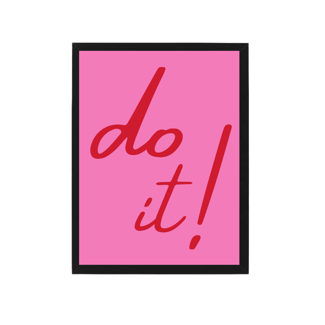 תמונת קיר דגם Do it | תמונות למשרד | תמונות עם משפטי השראה | תמונות ...